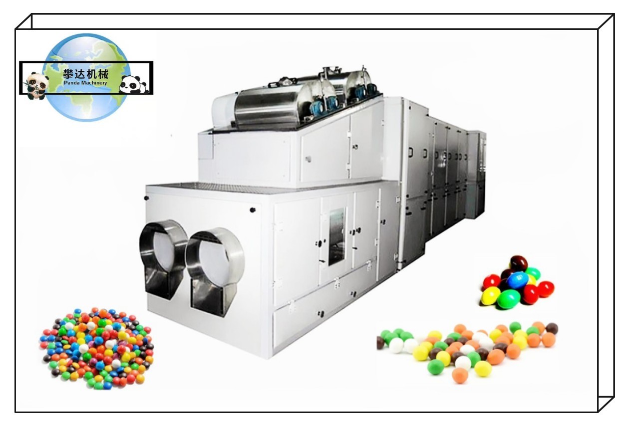 PD600 Chocolate Beans Production Line Making Equipment Machinery ...
